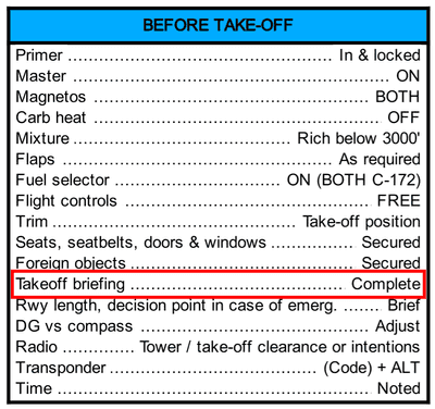 How To Make an Aviation Checklist